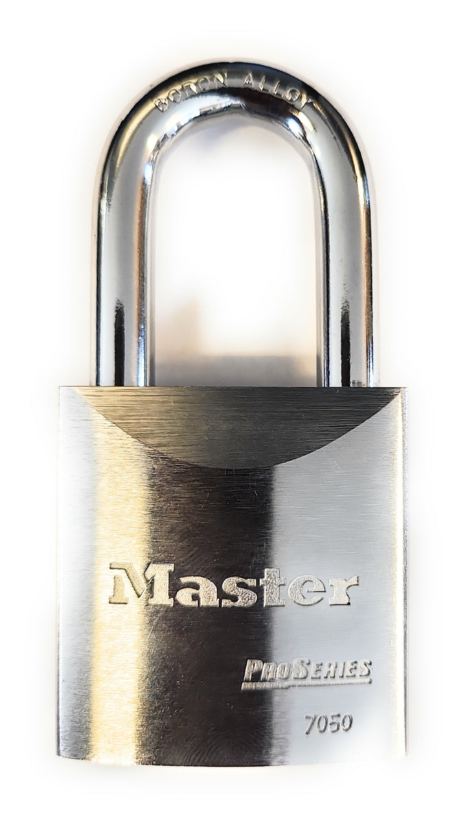 Master 7050 Pro Series 1 7/8" Wide Solid Steel Padlock – Northwest Lock & Supply