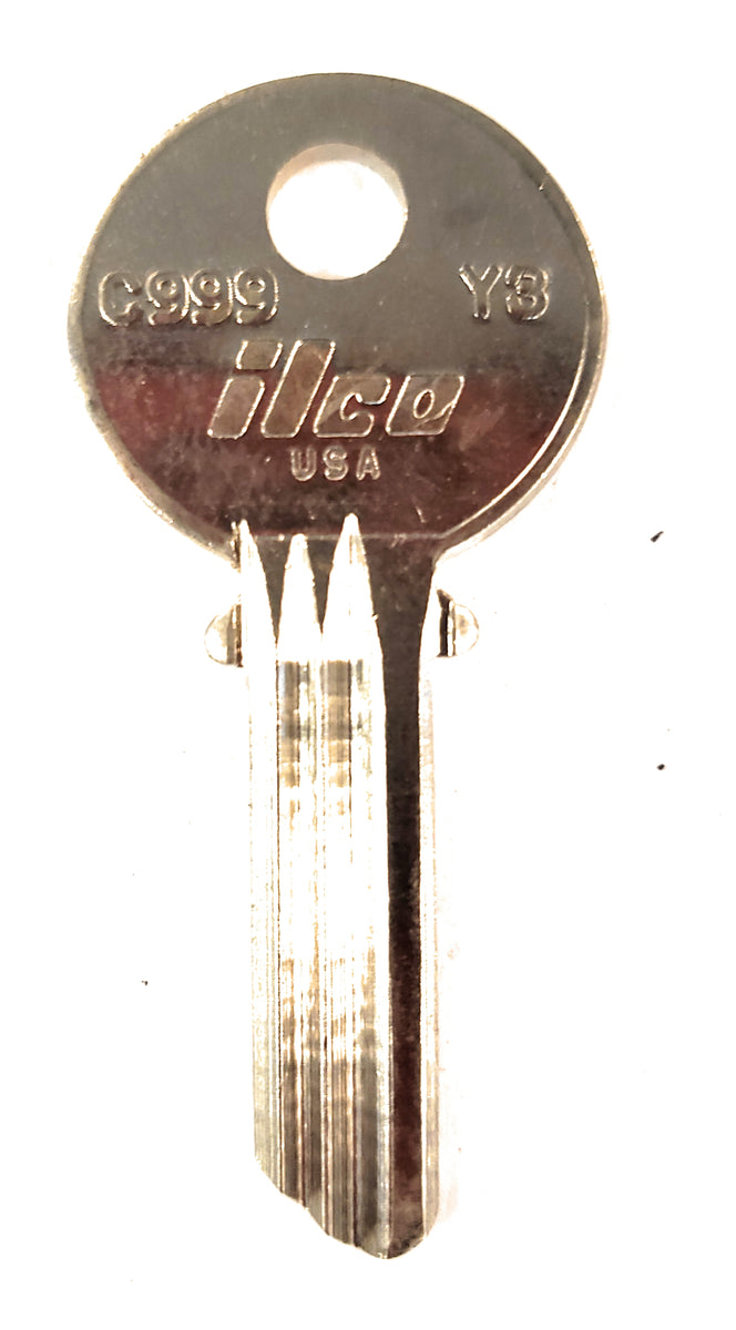 Ilco C999 Yale Y3 Key Blank Bag of 10 – Northwest Lock & Supply