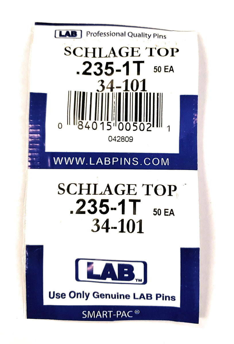 LAB 34-101 Schlage #1 Top Pins 100 Pack – Northwest Lock & Supply