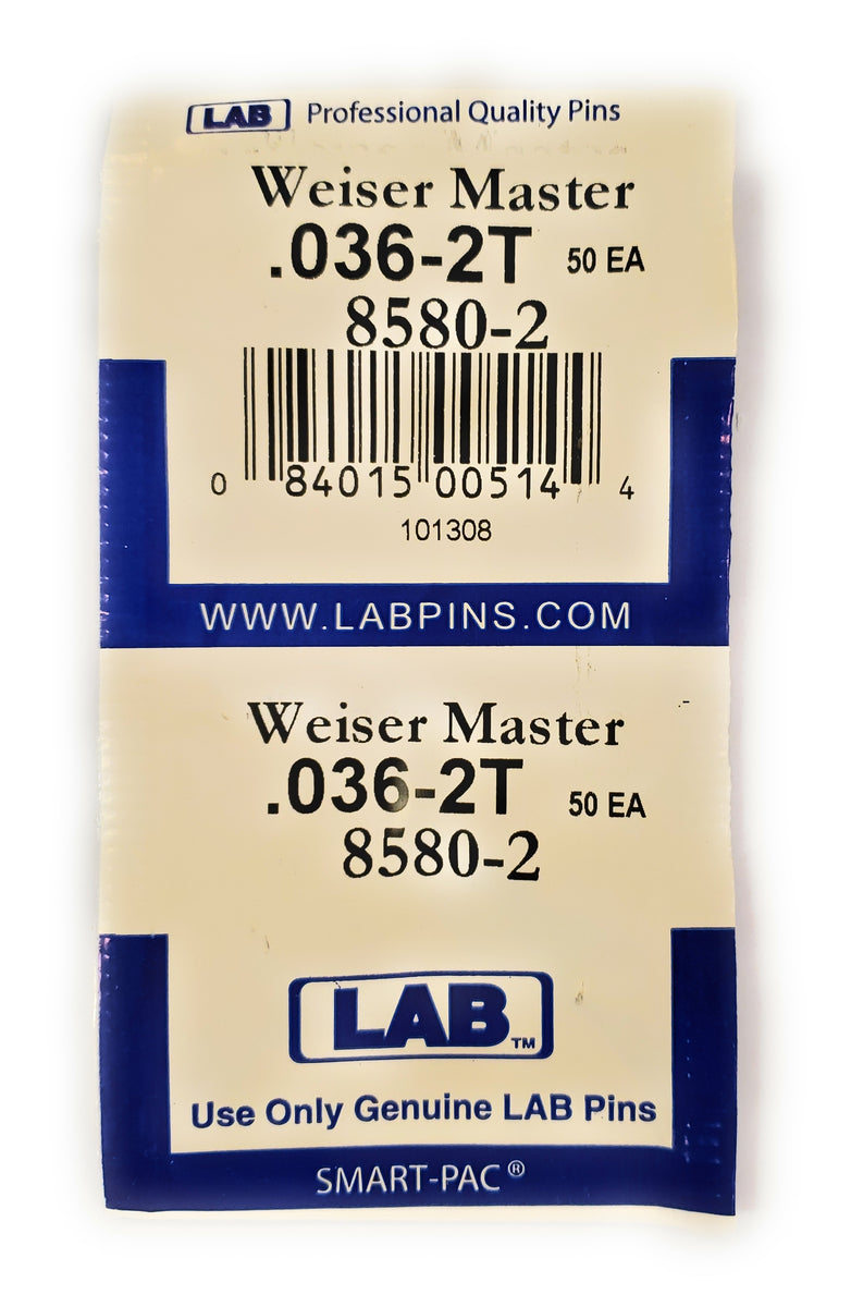 LAB 8580-2 Weiser #2 Master Pins 100 Pack – Northwest Lock & Supply