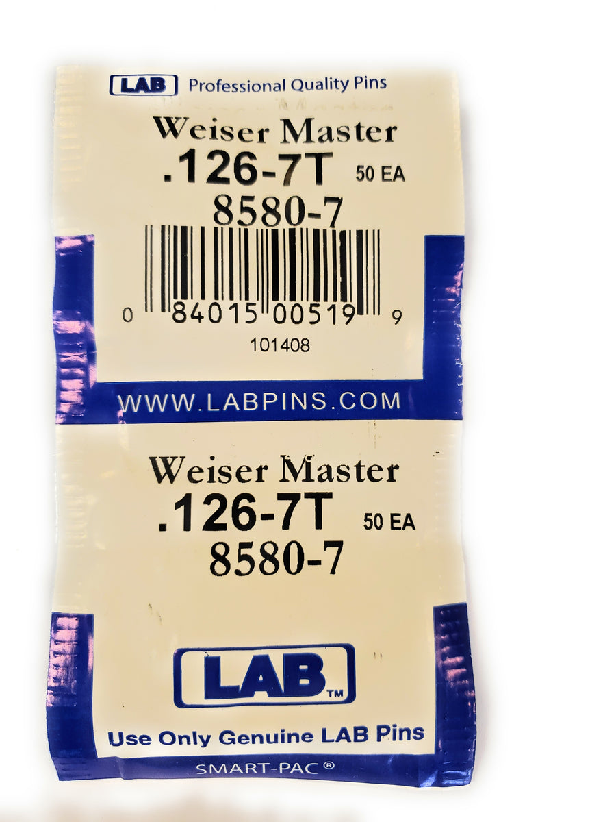 LAB 8580-7 Weiser #7 Master Pins 100 Pack – Northwest Lock & Supply