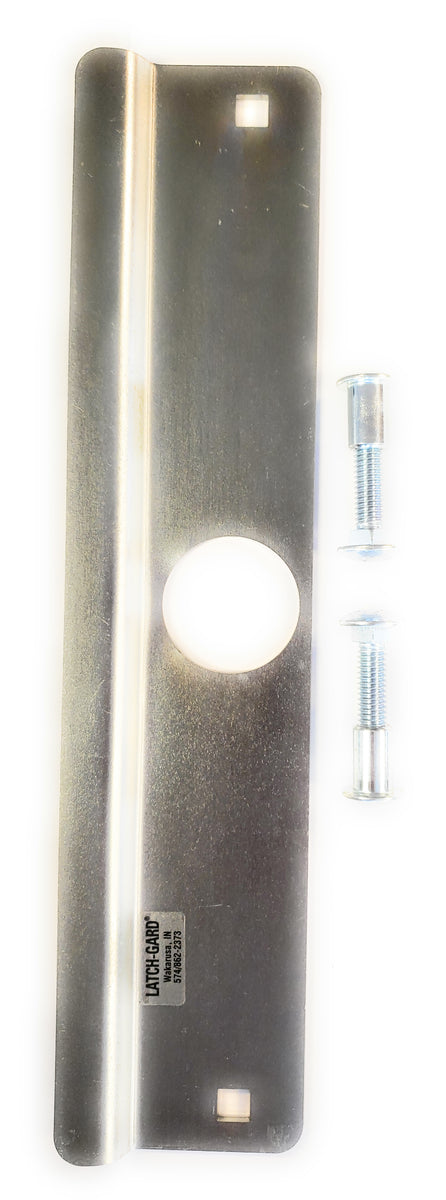 Latch-Gard LG160Z Storefront Door Latch Protector Plate Zinc Finish ...