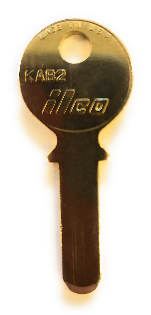 Ilco KAB2 Kaba High Security Dimple Key Blank Bag of 10 – Northwest ...